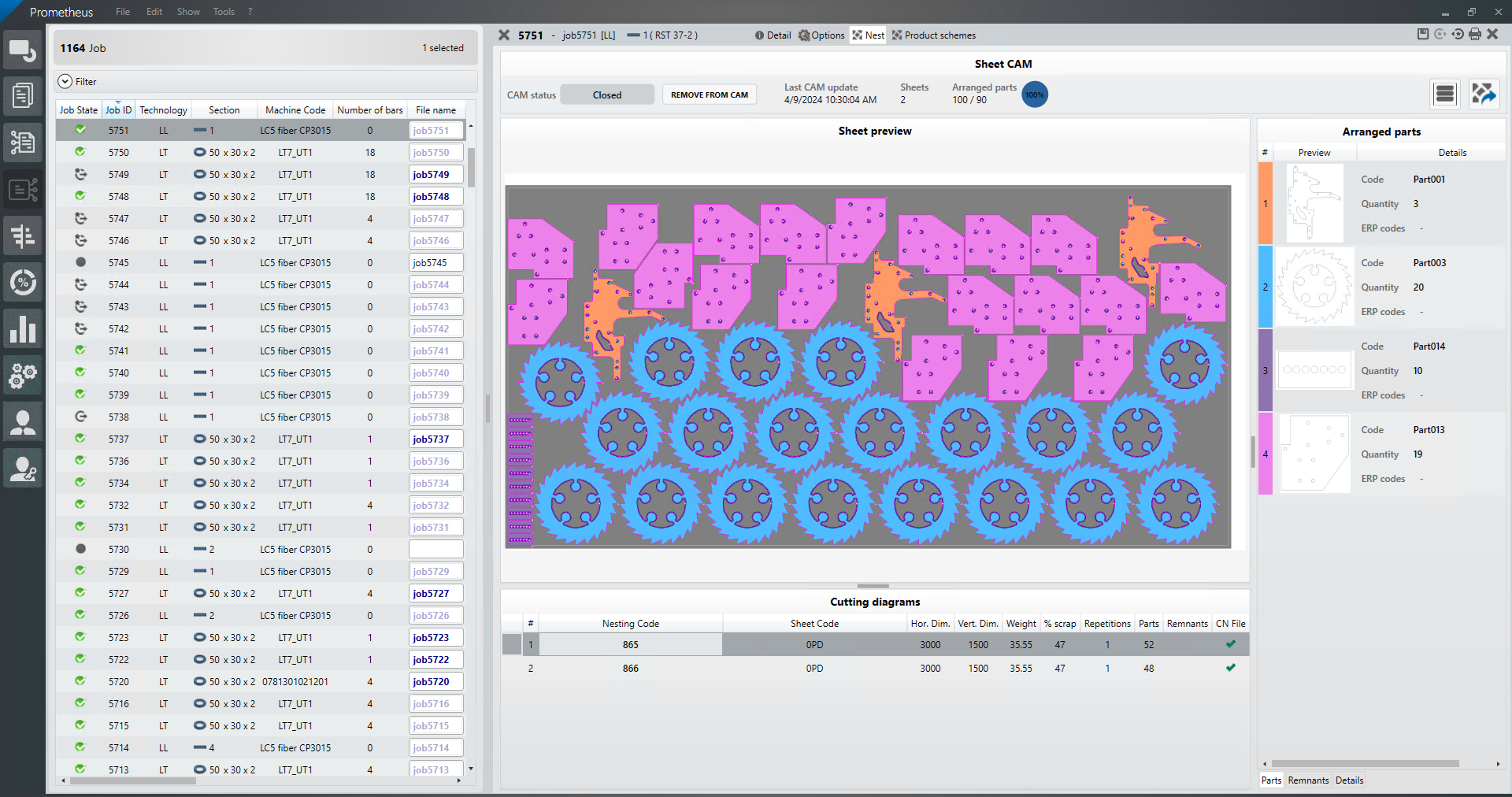 BLM GROUP presenta Prometheus, il software MES per la gestione della produzione di tutti i ...